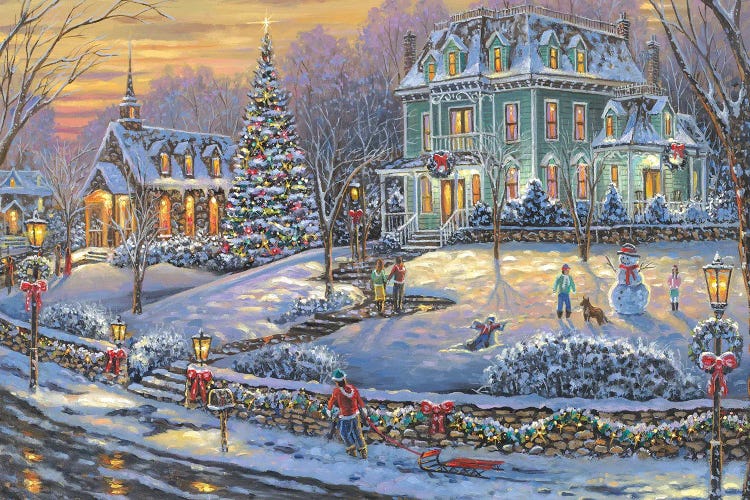 Christmas Art Curation: Scenes of the Season | iCanvas