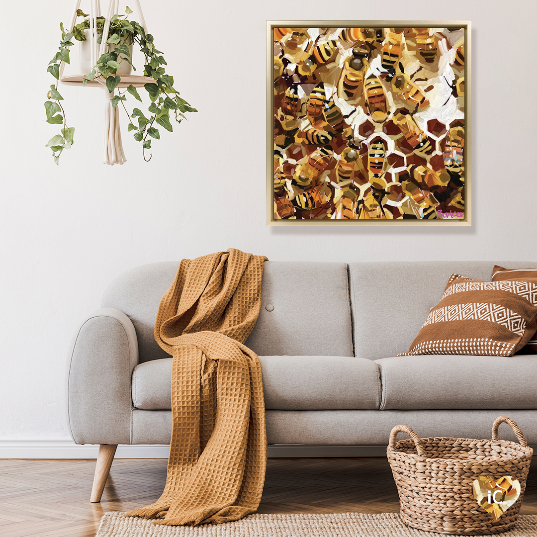 Various Takes on Bee Art | iCanvas