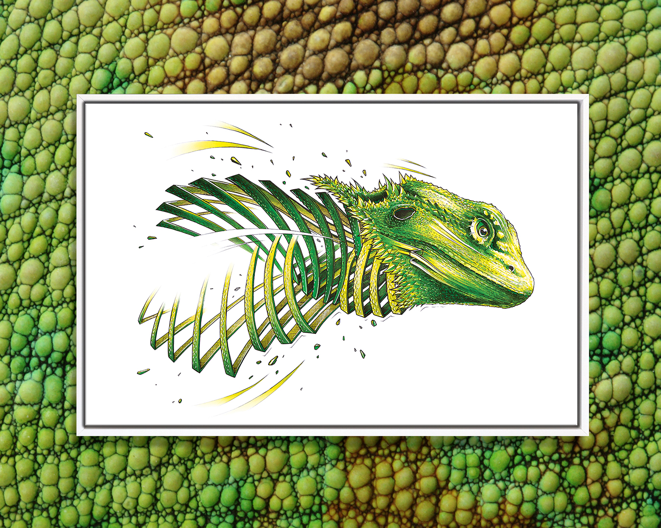 Various Takes on Lizard Art – iCanvas Blog – Heartistry
