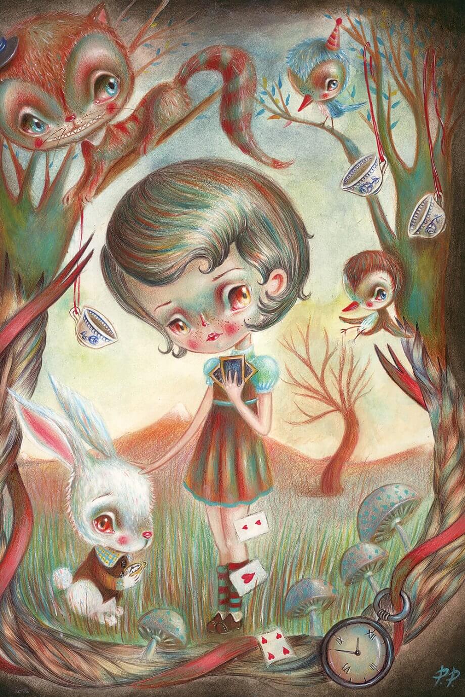 Art Prints Celebrating Alice In Wonderland – iCanvas Blog – Heartistry