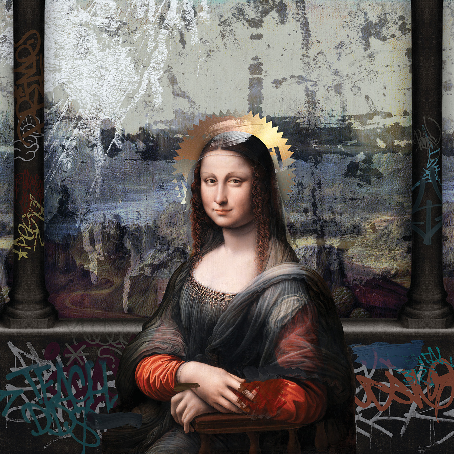 Various Takes on Mona Lisa | iCanvas