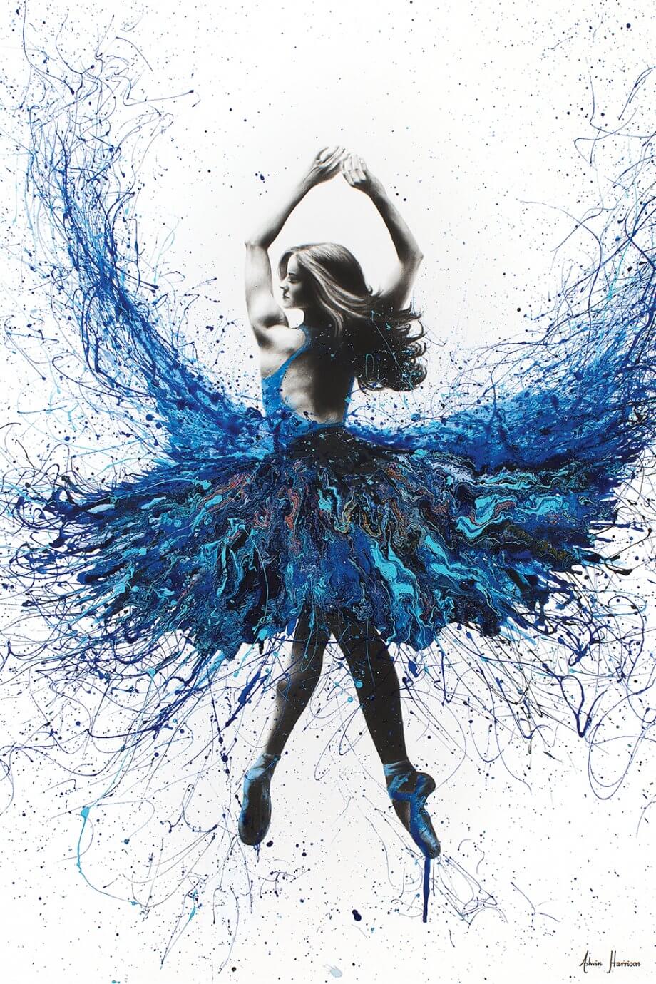Ashvin Harrison: Watch This Artist’s Charcoal Drawing Splatter Paint ...