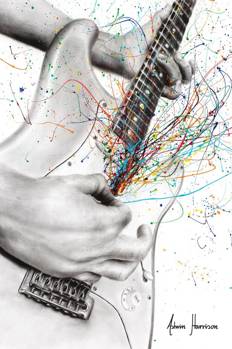 Ashvin Harrison: Watch This Artist’s Charcoal Drawing Splatter Paint ...