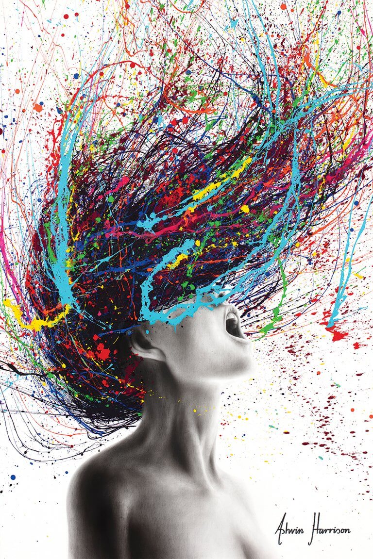 Ashvin Harrison: Watch This Artist’s Charcoal Drawing Splatter Paint ...