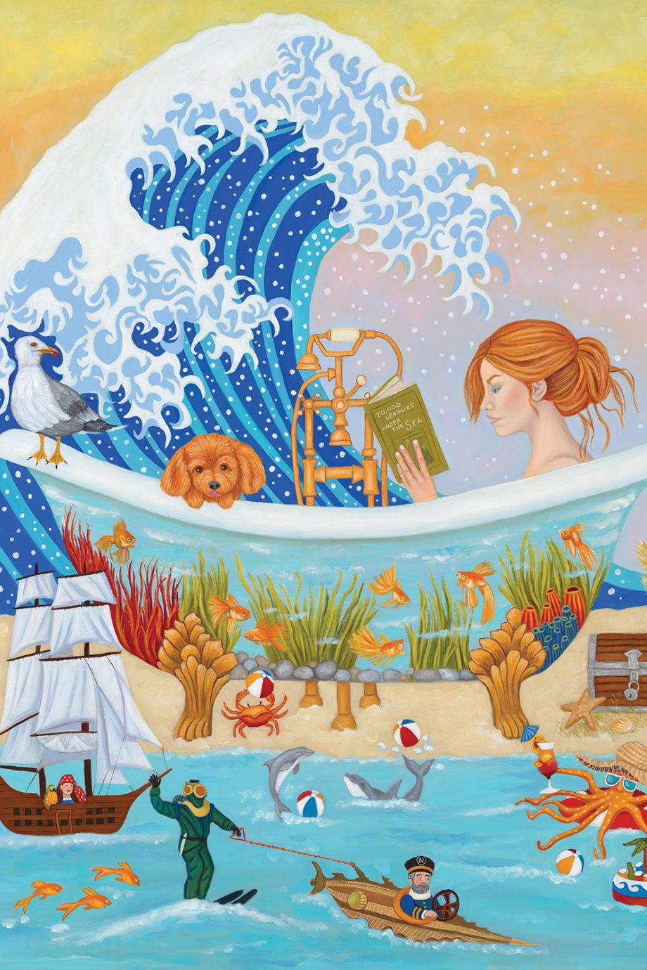 Various Takes on Bathtime Art – iCanvas Blog – Heartistry