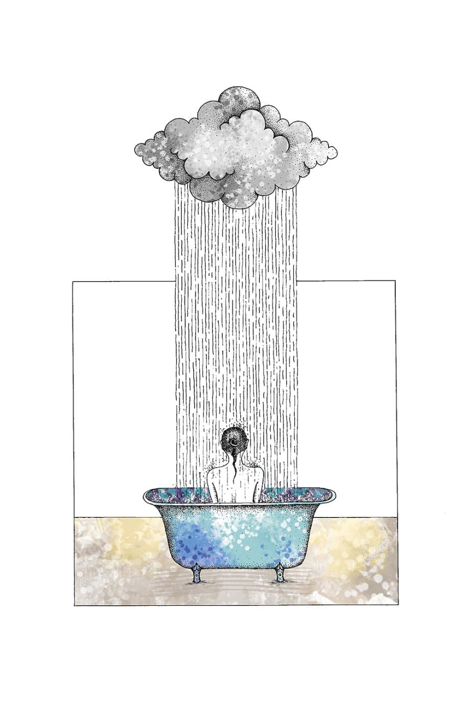 Various Takes on Bathtime Art | iCanvas Blog - Heartistry