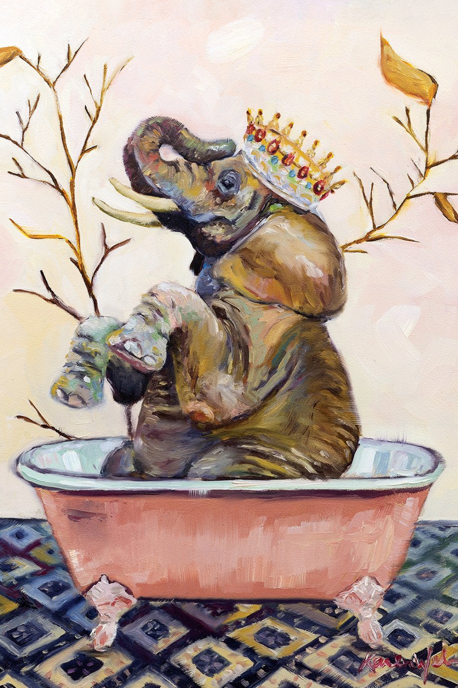 Various Takes on Bathtime Art | iCanvas