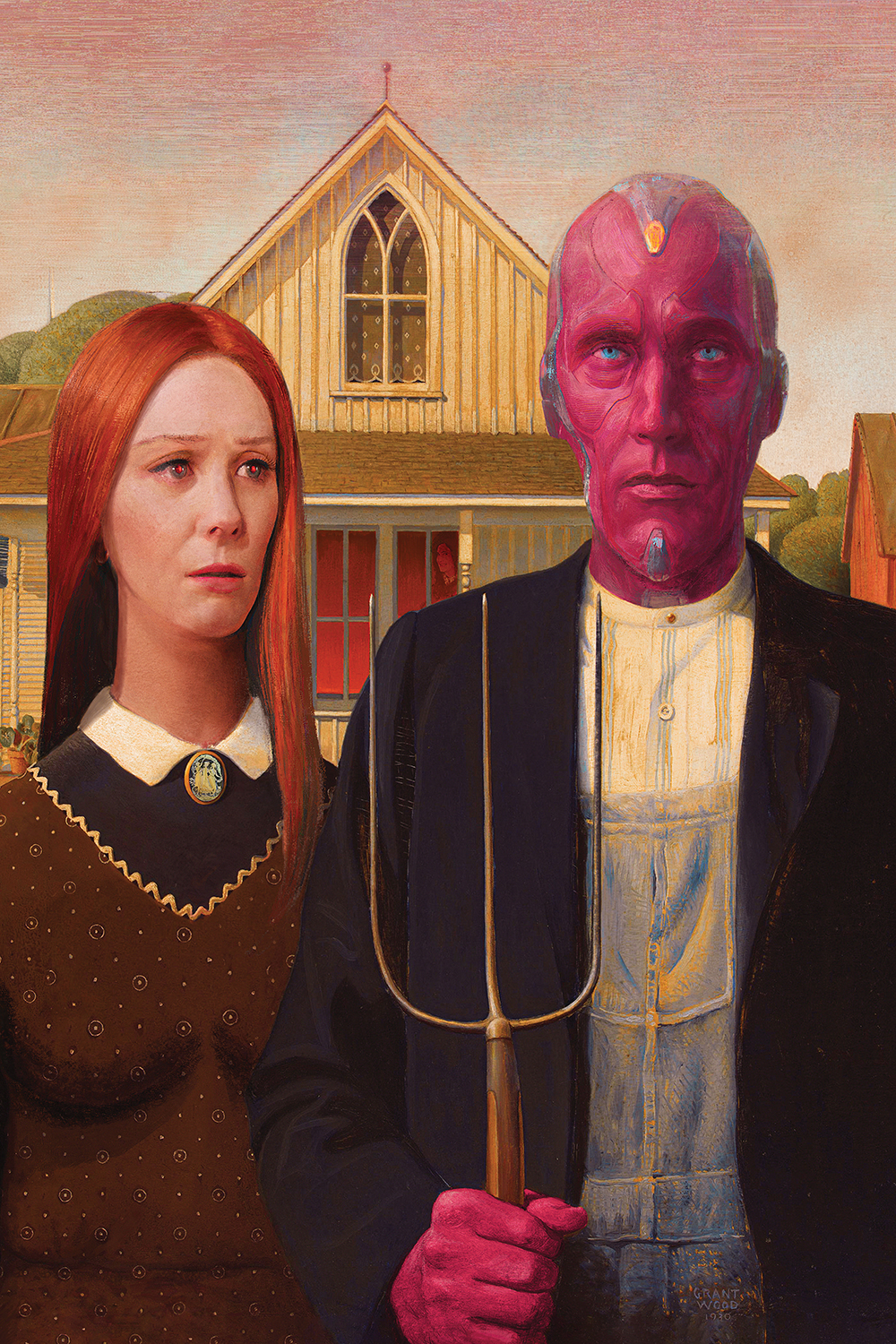 Various Takes on American Gothic | iCanvas