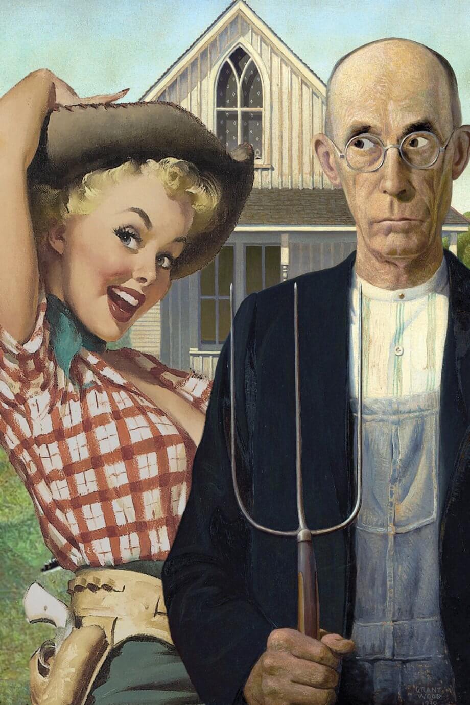 Various Takes on American Gothic | iCanvas