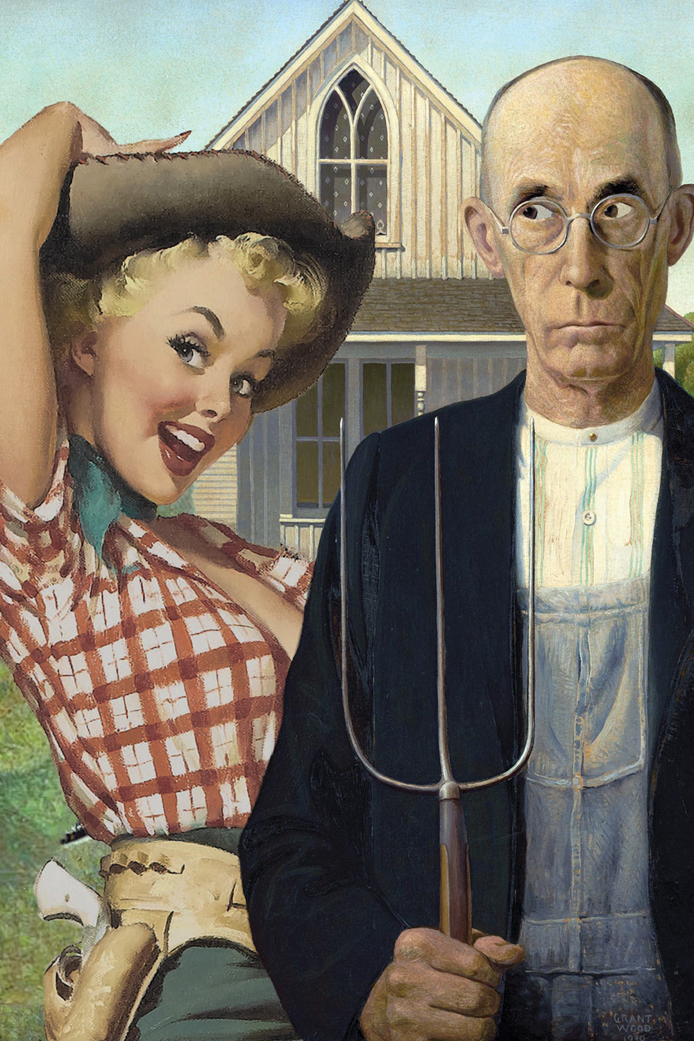 Various Takes on American Gothic | iCanvas