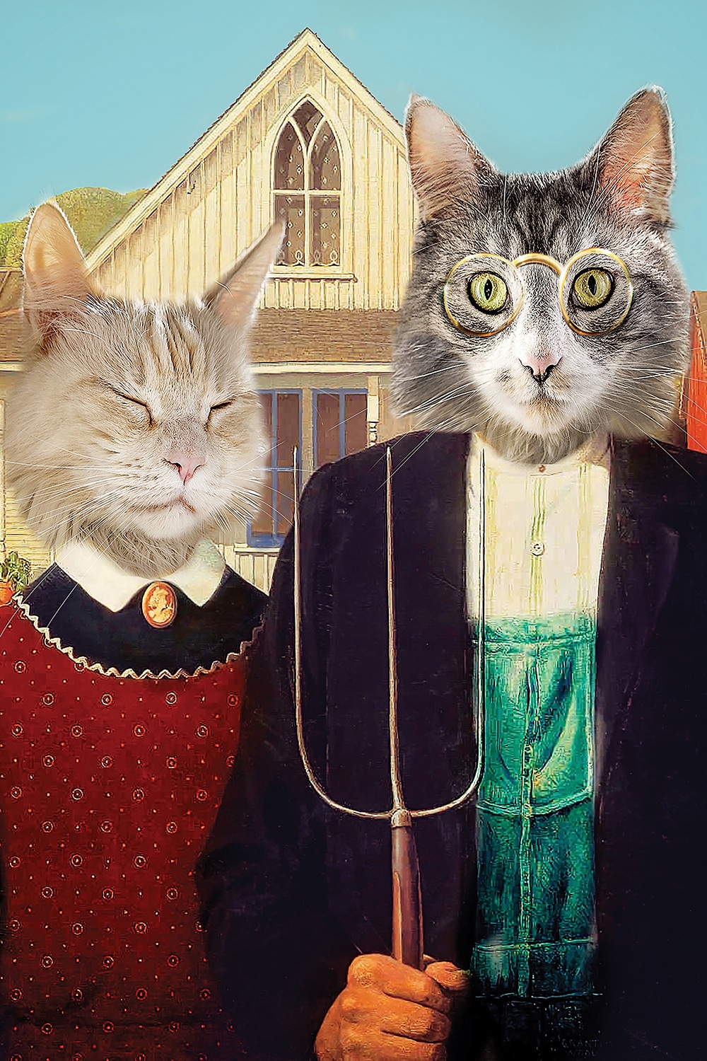 Various Takes on American Gothic | iCanvas