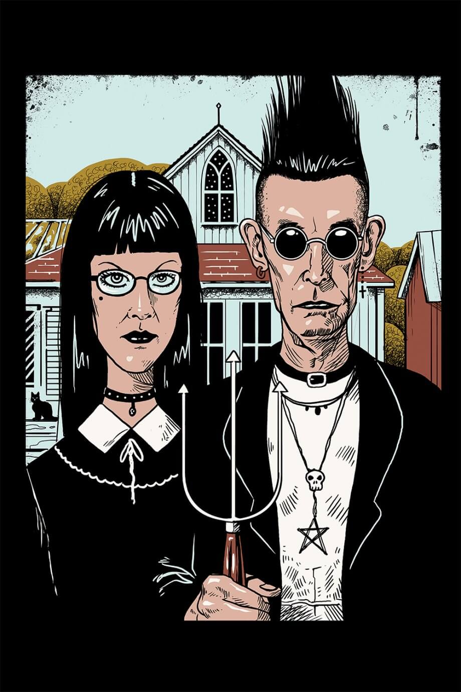 Various Takes on American Gothic | iCanvas