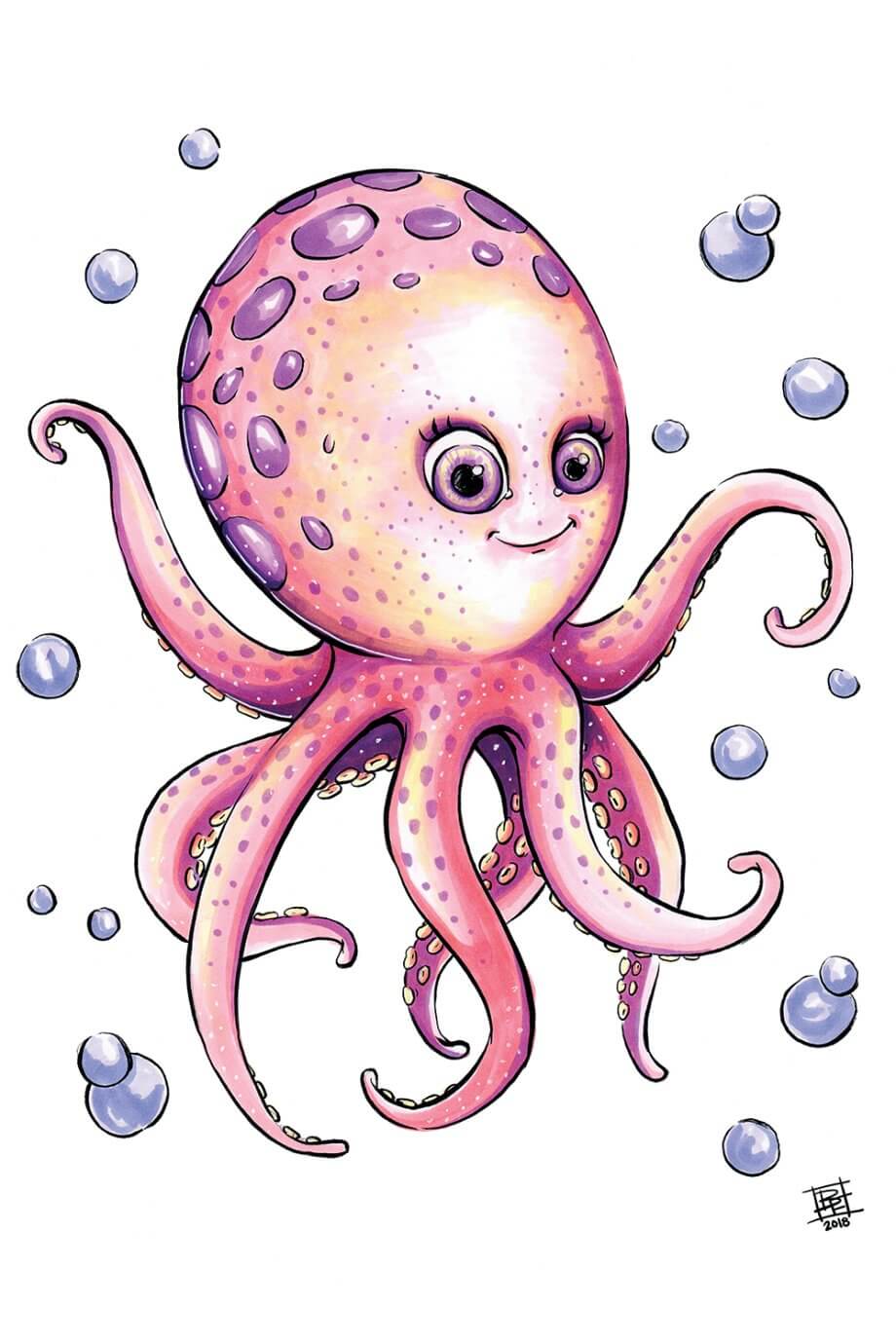 Various Takes on Octopus Art | iCanvas Blog - Heartistry