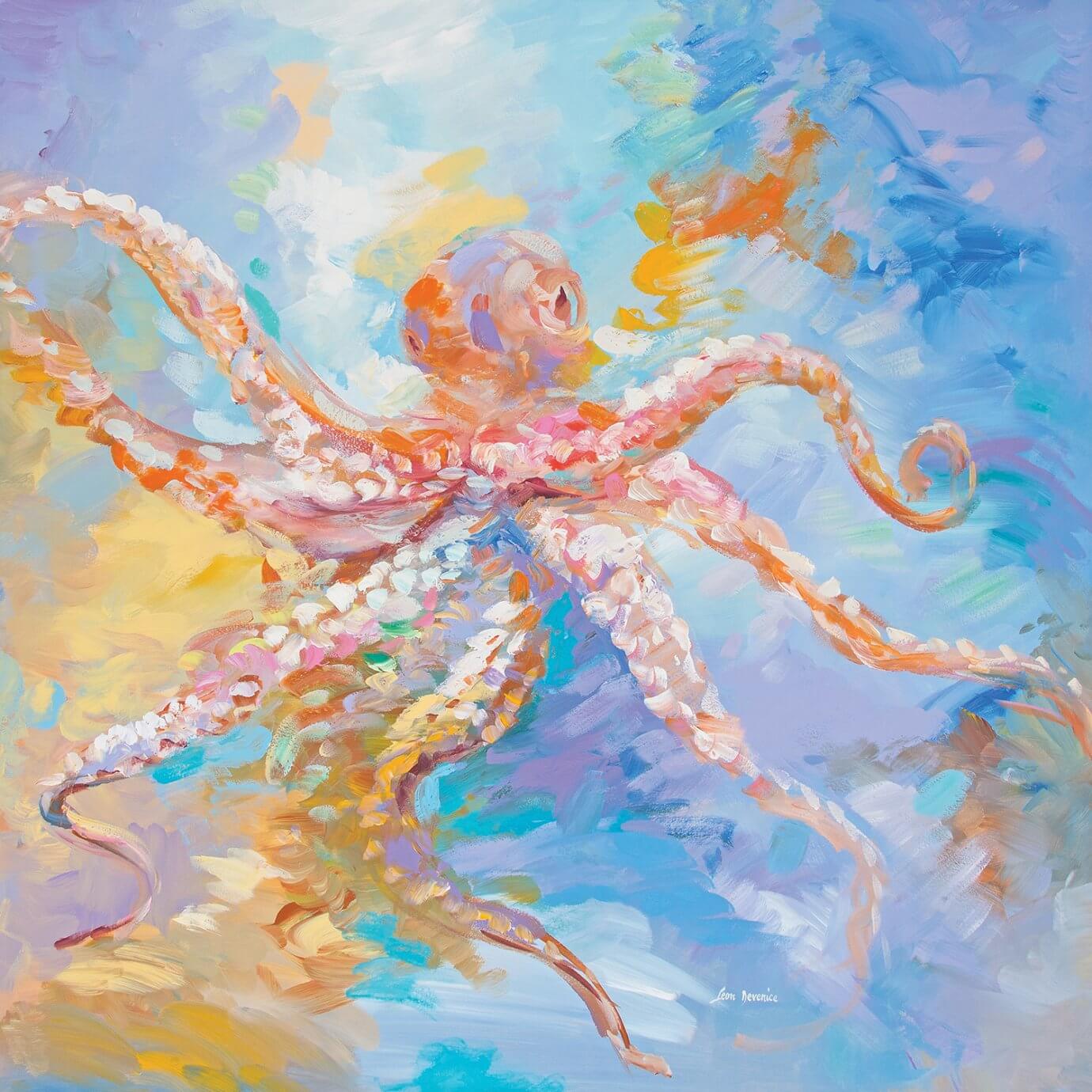 Various Takes on Octopus Art – iCanvas Blog – Heartistry