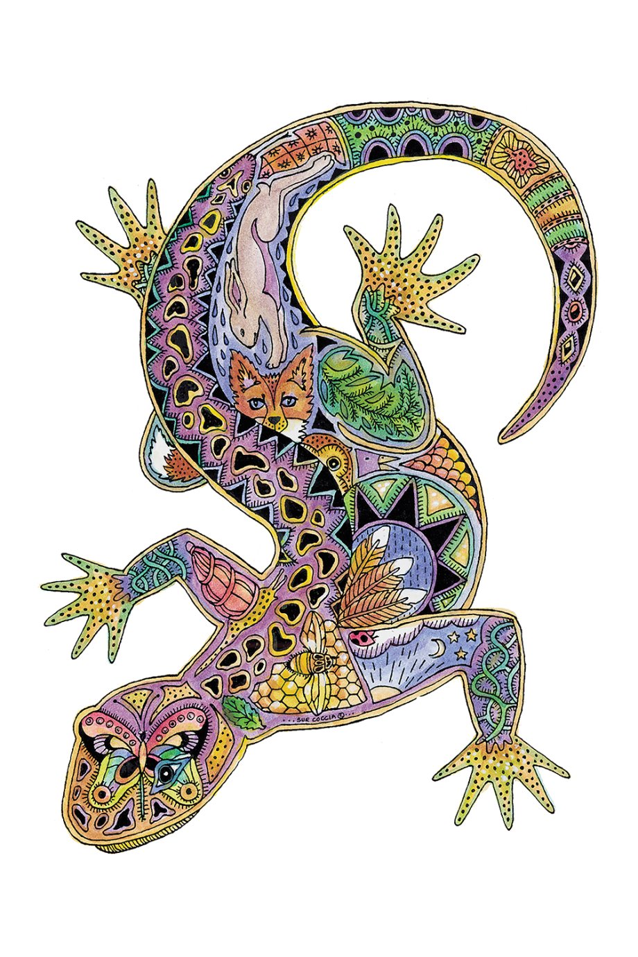Various Takes on Lizard Art | iCanvas