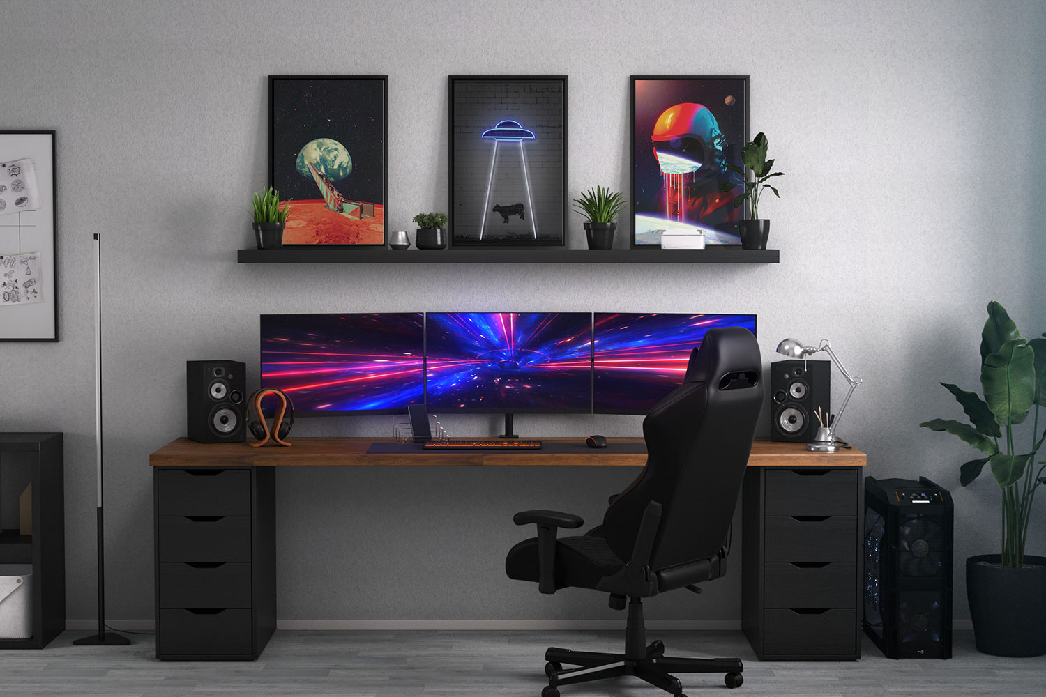 Wall Art Ideas for Your Gaming Room | iCanvas Blog - Heartistry